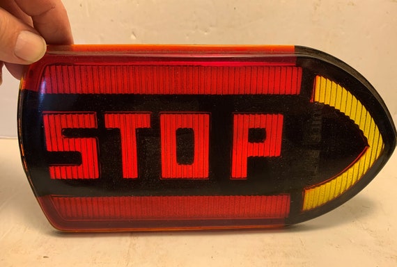 GUIDE R-T5A Right Stop Turn Lamp Glass LENs Vintage Fire Truck | Etsy