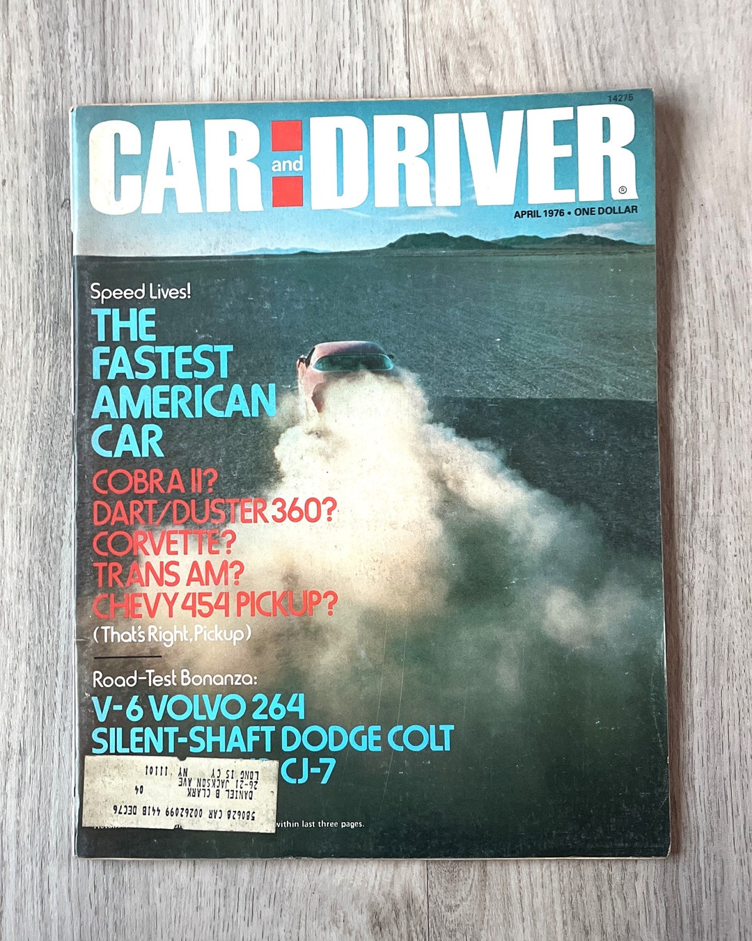 Vintage CAR and DRIVER Magazine April 1976 the Fastest American Car ...