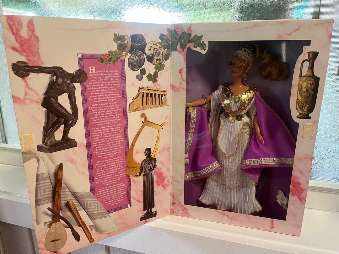 Vintage 1995 Mattel Grecian Goddess Barbie the Great Eras Collection ...