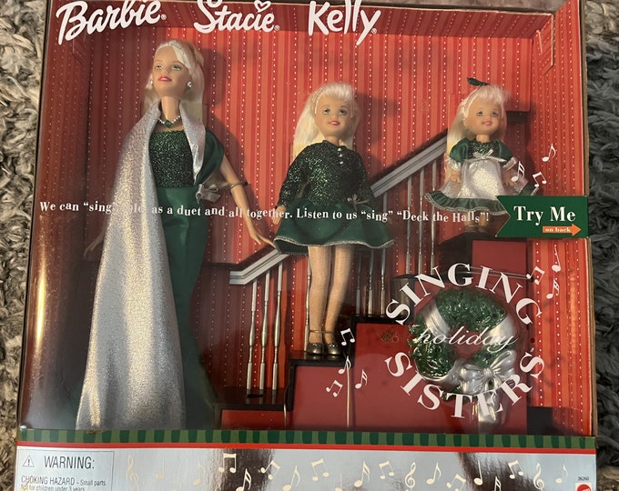 2000 Singing Sisters Barbie Stacie Kelly Barbie Barbie Mattel #26260 ...