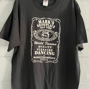 Vintage Mark's Showplace Old Time Old No. 7 Brand T Shirt Tee Shirt ...