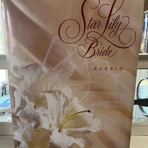 Star Lily Bride Porcelain Barbie 12953 Limited Edition # 03174 First in ...