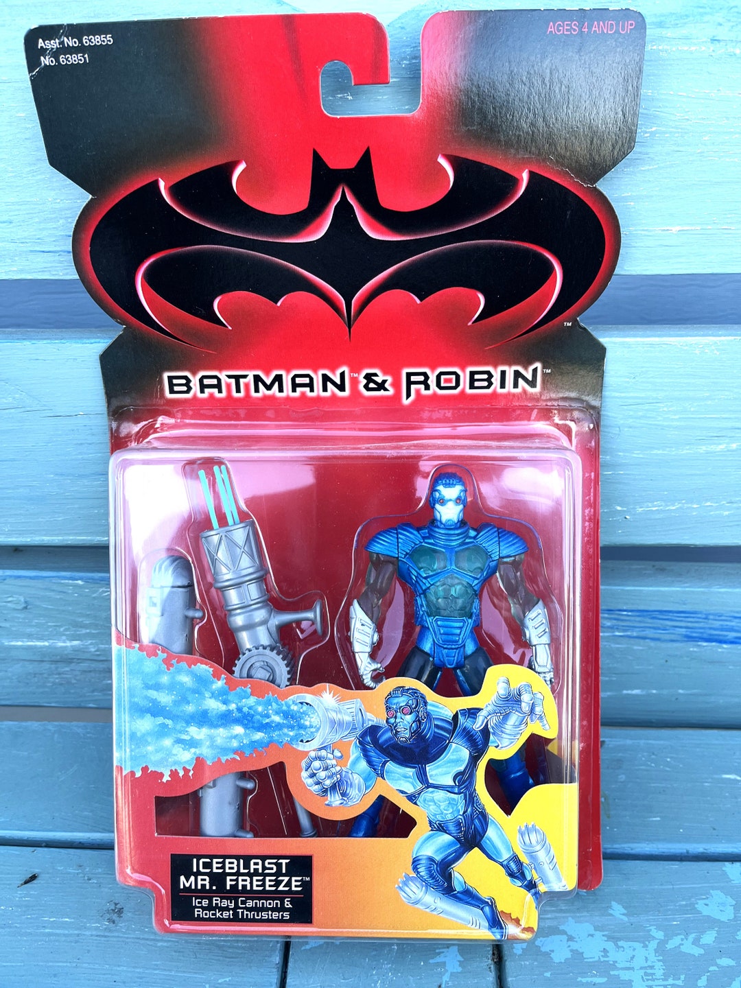 Ice Blast Mr Freeze Vintage Batman & Robin Action Figure New Kenner ...