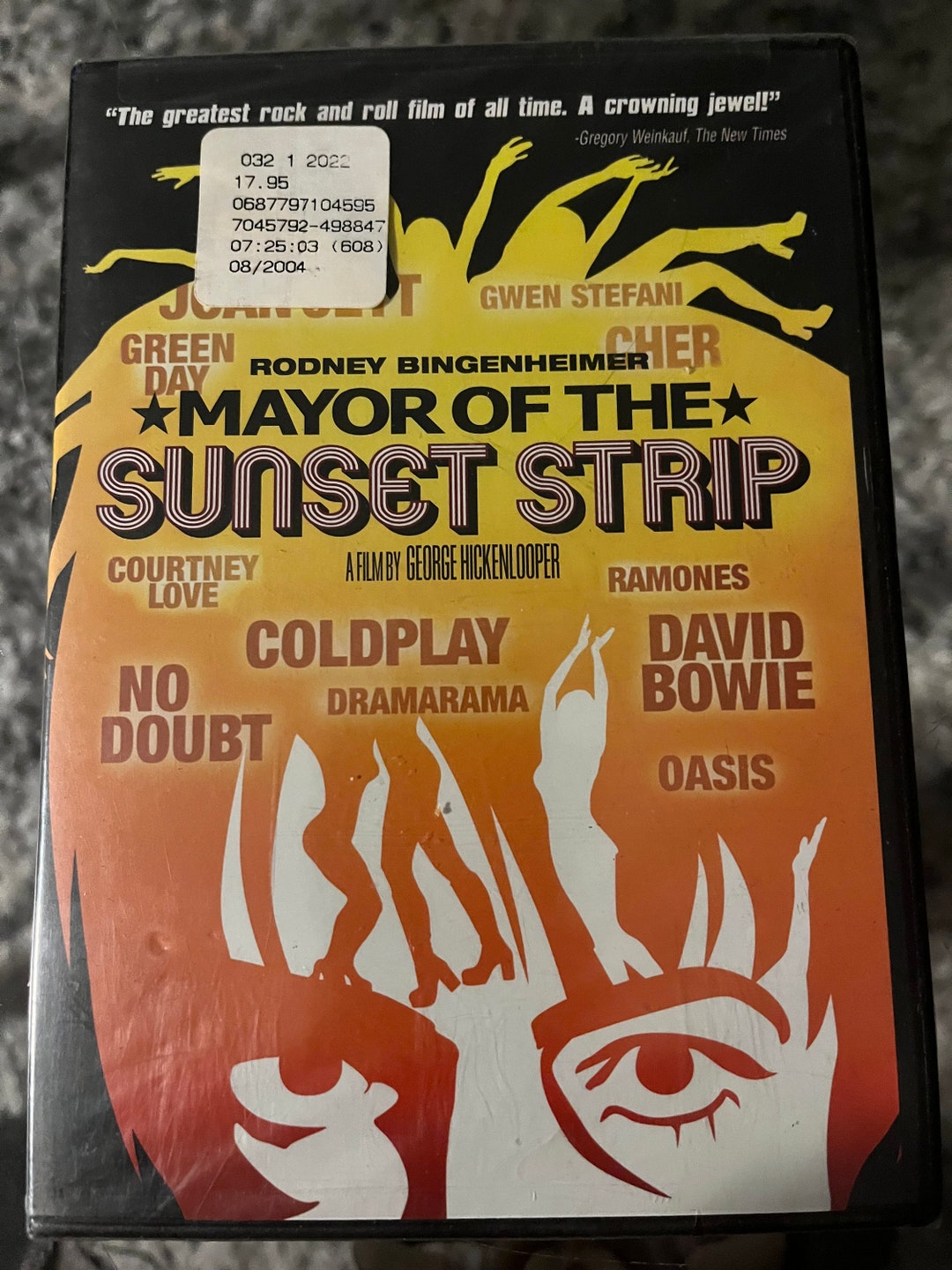 The Mayor of the Sunset Strip DVD 2004 David Bowie Coldplay the Doors ...