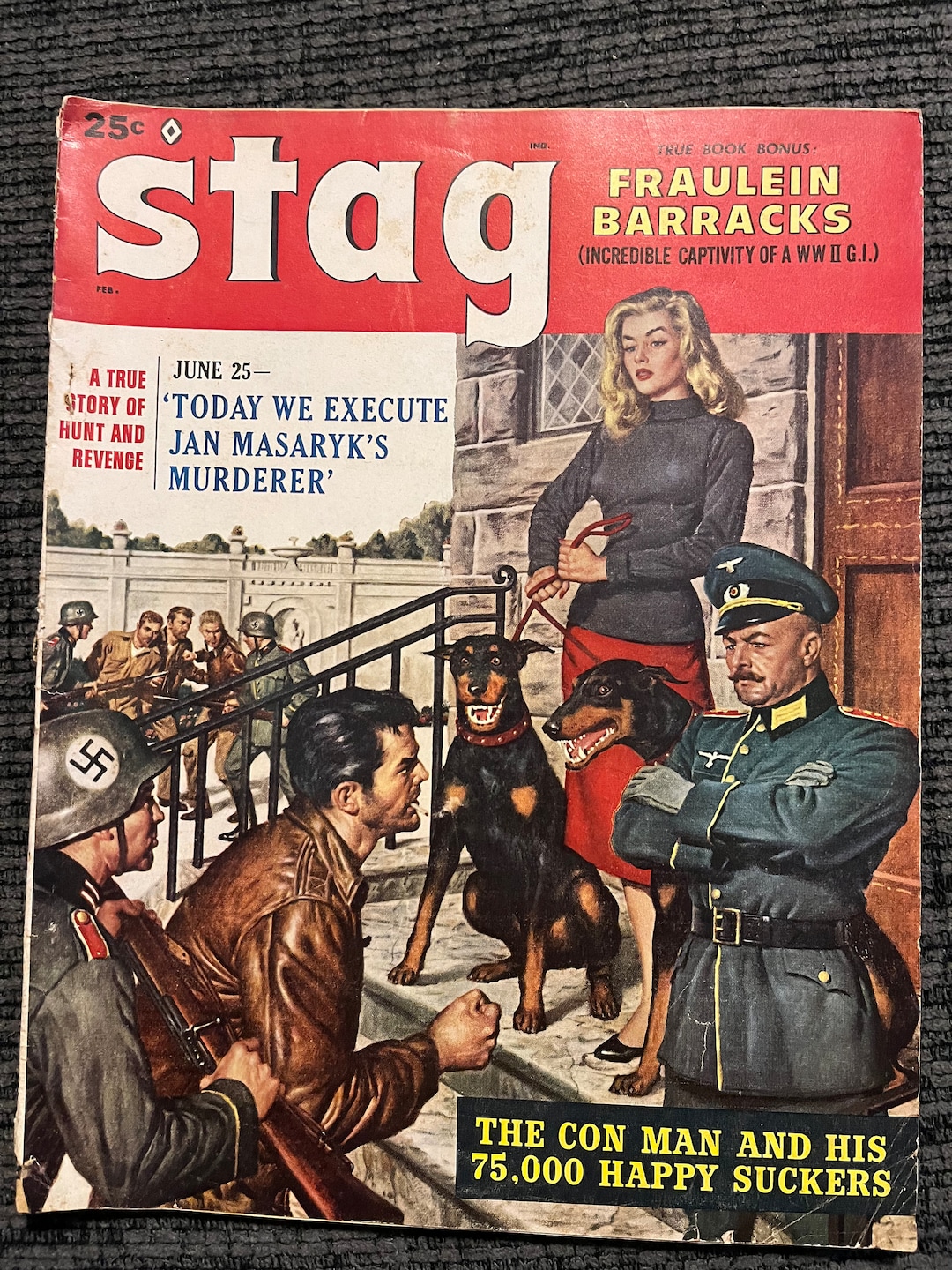 Stag Magazine February Feb. 1959 Jan Mazaryk’s Magazine - Etsy