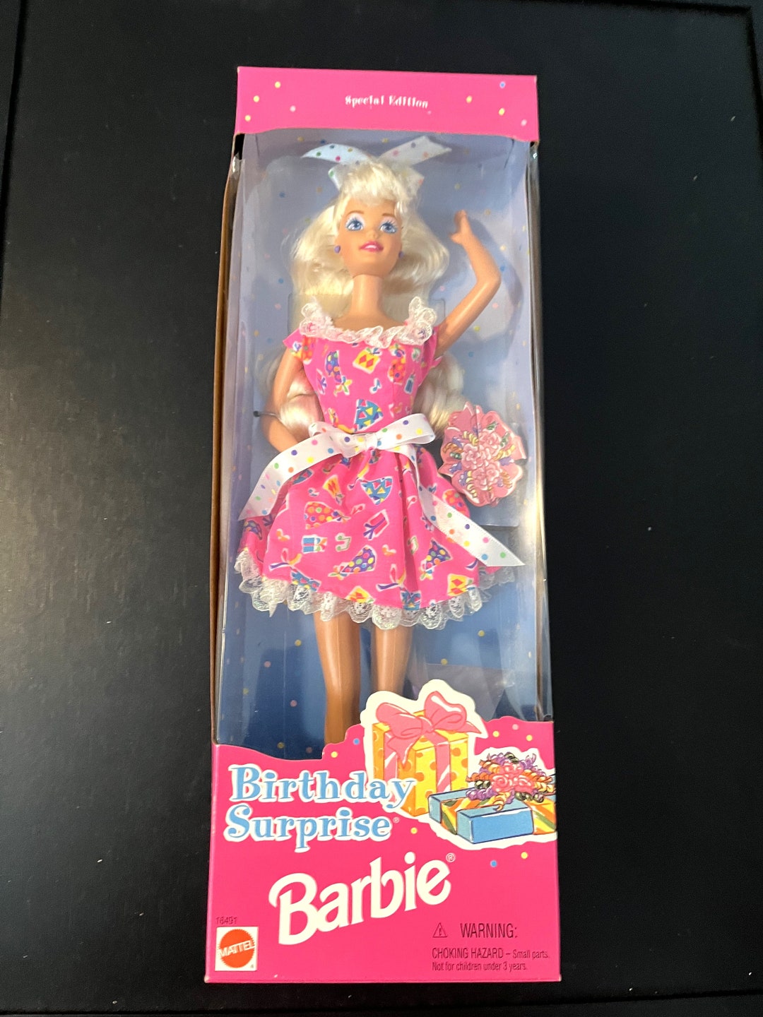 1996 Mattel Birthday Surprise Barbie Doll Special Edition # 16491 W Box ...