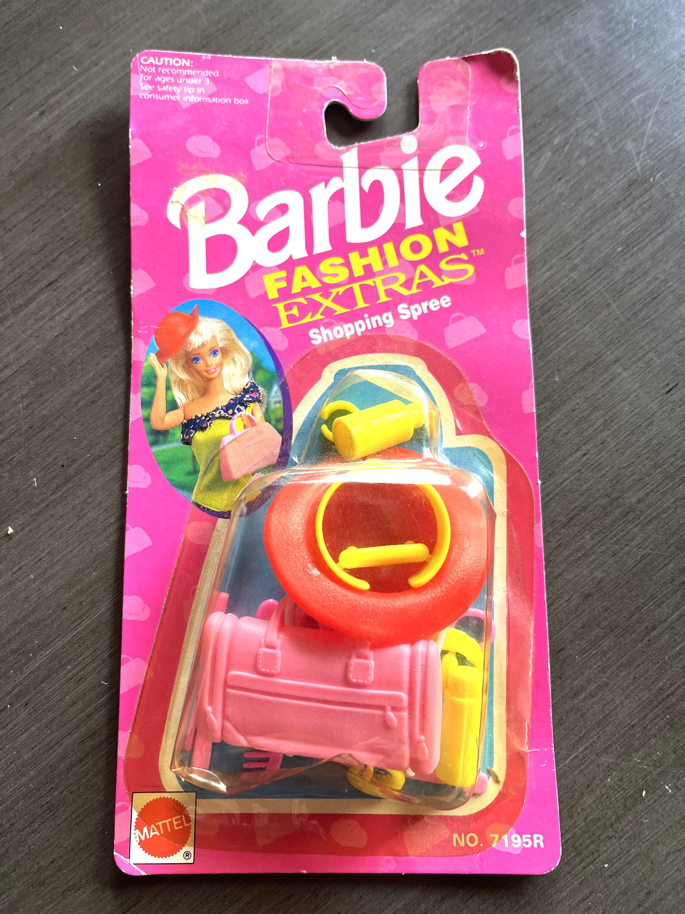 Vintage 1992 Mattel Barbie Fashion Extras Shopping Spree # 7195R Toy ...