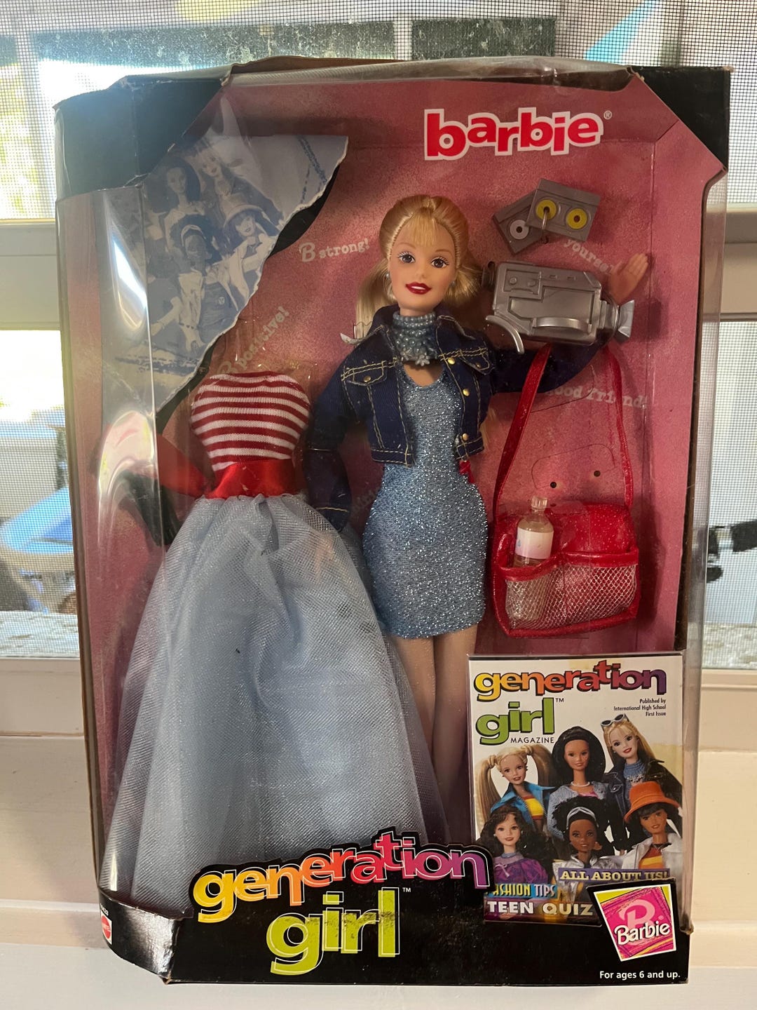 Y2K Generation Girl Barbie Doll With Movie Making Gear 1998 Mattel ...
