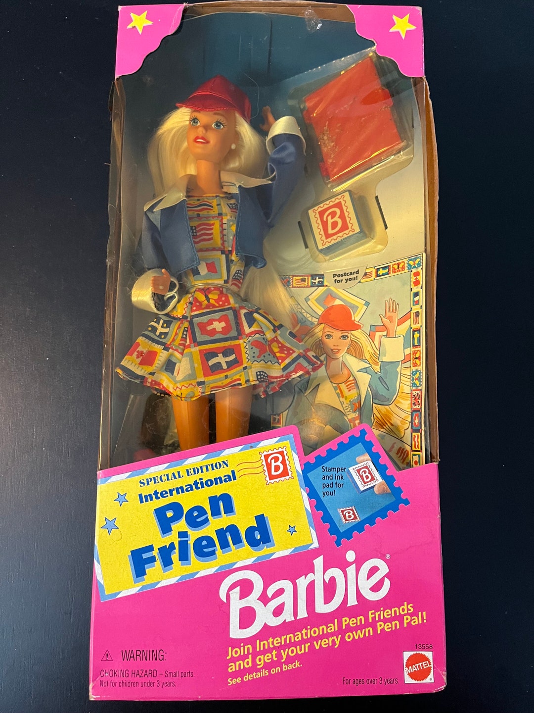 1995 Pen Friend Special Edition International Barbie Mattel # 13558 New ...