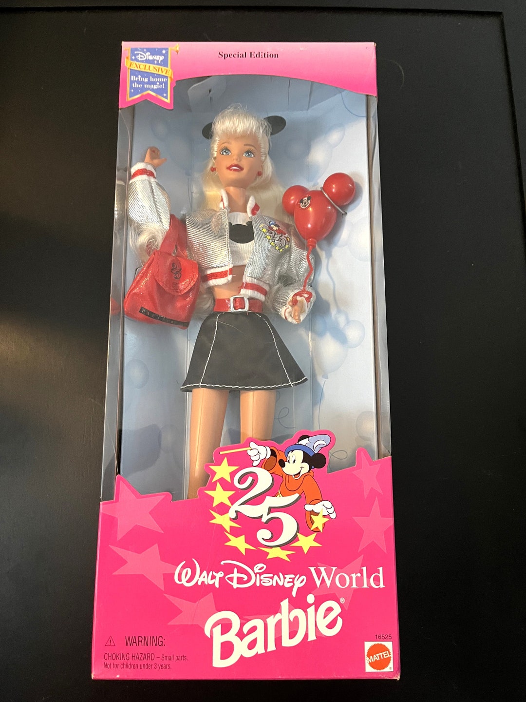 1996 Walt Disney World 25th Anniversary Barbie Doll Special Edition ...