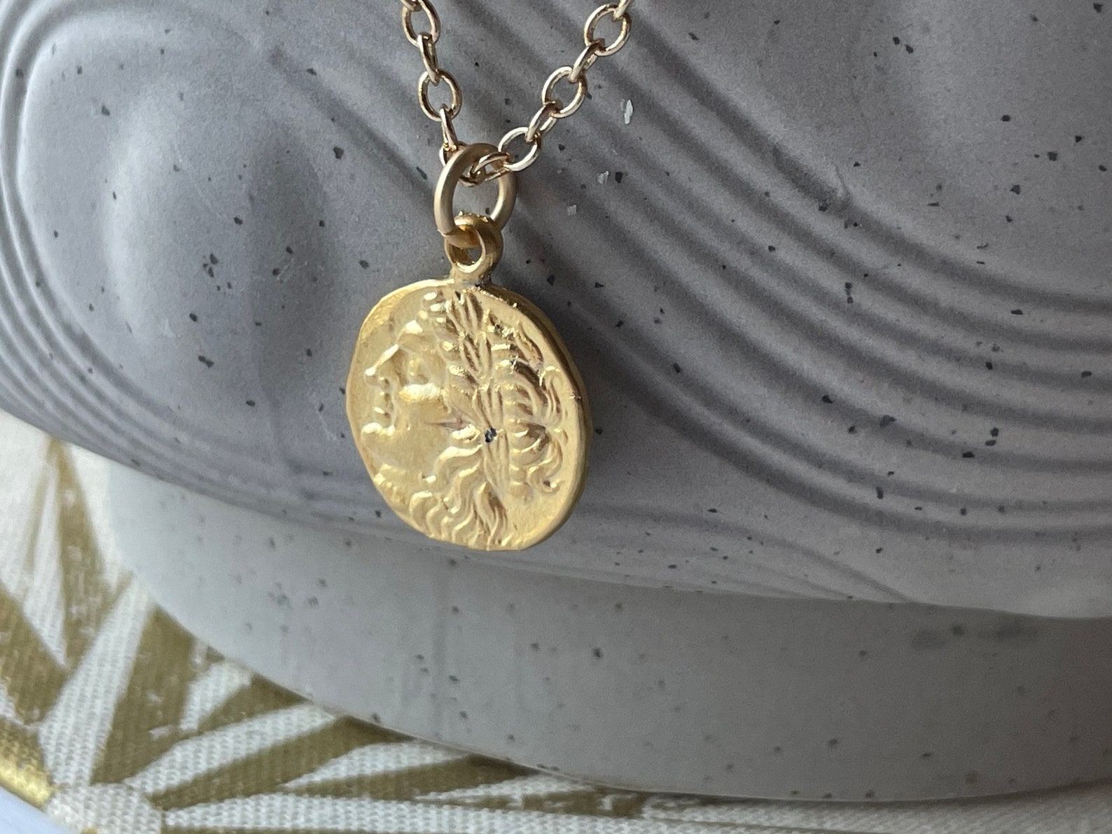 Apollo Coin Necklace - Etsy