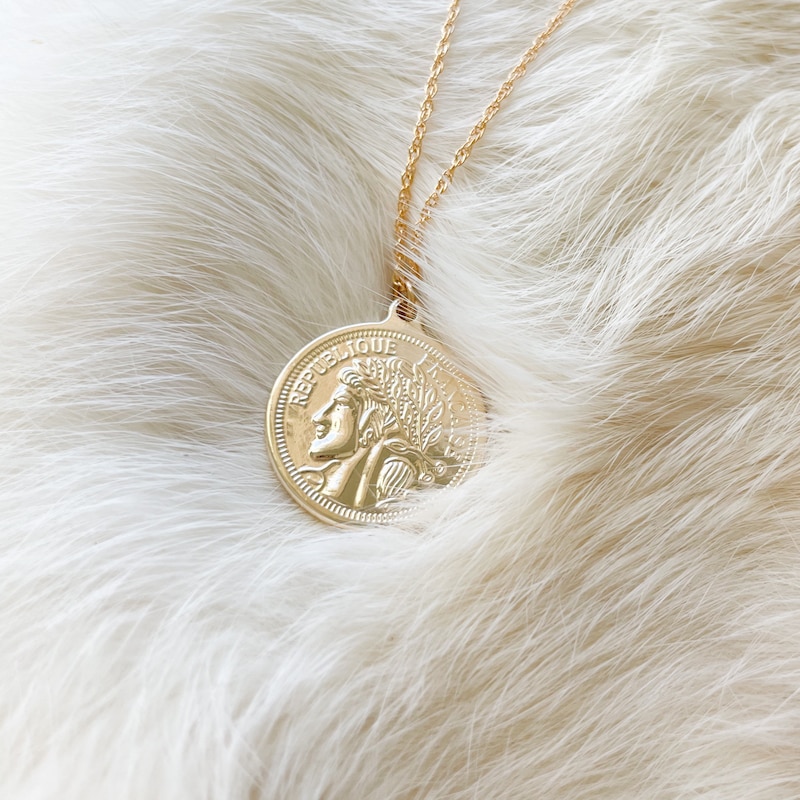 Coin Necklace - Etsy