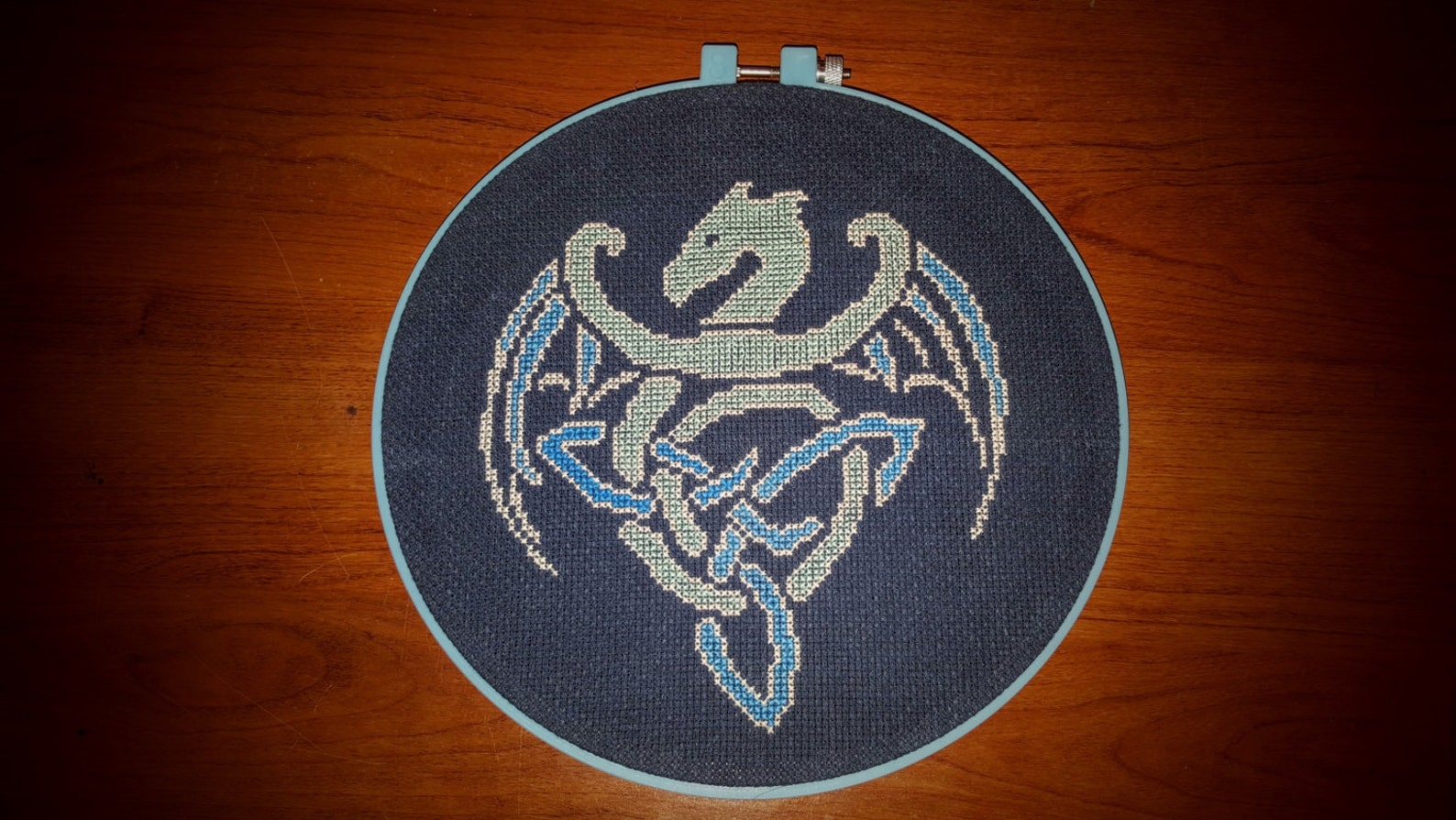 Frost Celtic Dragon Cross Stitch DIGITAL PATTERN - Etsy