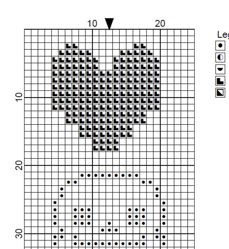 Undertale Bookmark DIGITAL Cross Stitch Pattern - Etsy