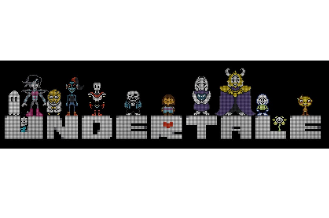 Undertale Character Banner - DIGITAL Cross Stitch Pattern - Etsy