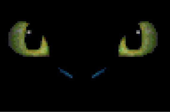 Toothless Eyes DIGITAL Cross Stitch Pattern | Etsy