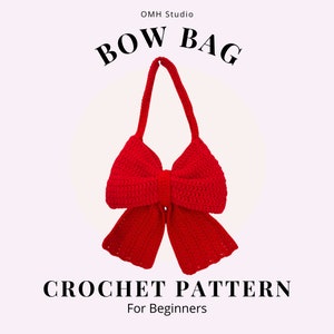 Bow Bag Crochet Pattern for Beginners - Etsy