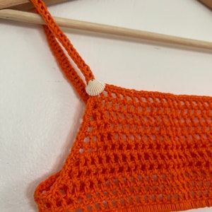 Mesh Crochet Bikini Set With Seashells - Etsy