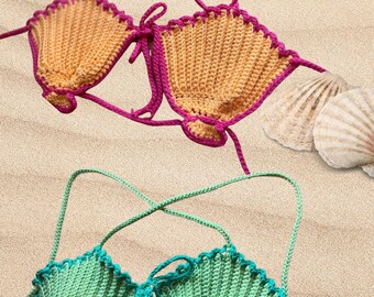 Seashell Top Crochet Pattern Mermaid Crochet Top Pattern for Beginners ...