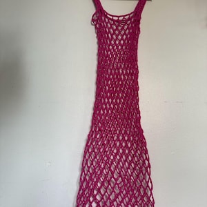 Maxi Mesh Pink Long Dress - Etsy
