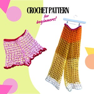 Mesh Shorts and Pants Crochet Pattern for Beginners - Etsy