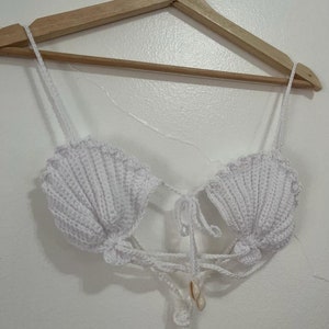 Bikini Set Crochet Patterns. Seashell Top and Brazilian Bottom - Etsy
