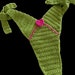 Bikini Set Crochet Patterns. Seashell Top and Brazilian Bottom - Etsy