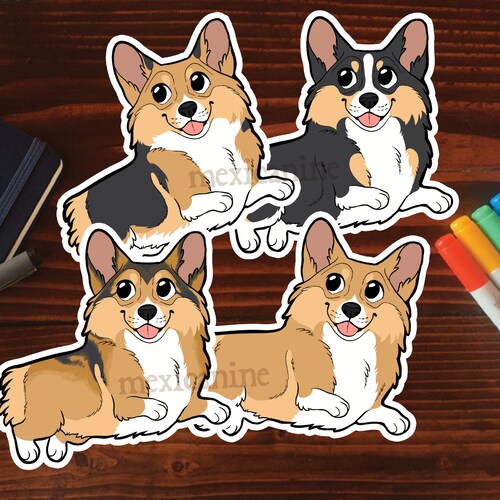 Shih Tzu Sticker Chibi Puppy Dog Vinyl Hand Drawn - Etsy