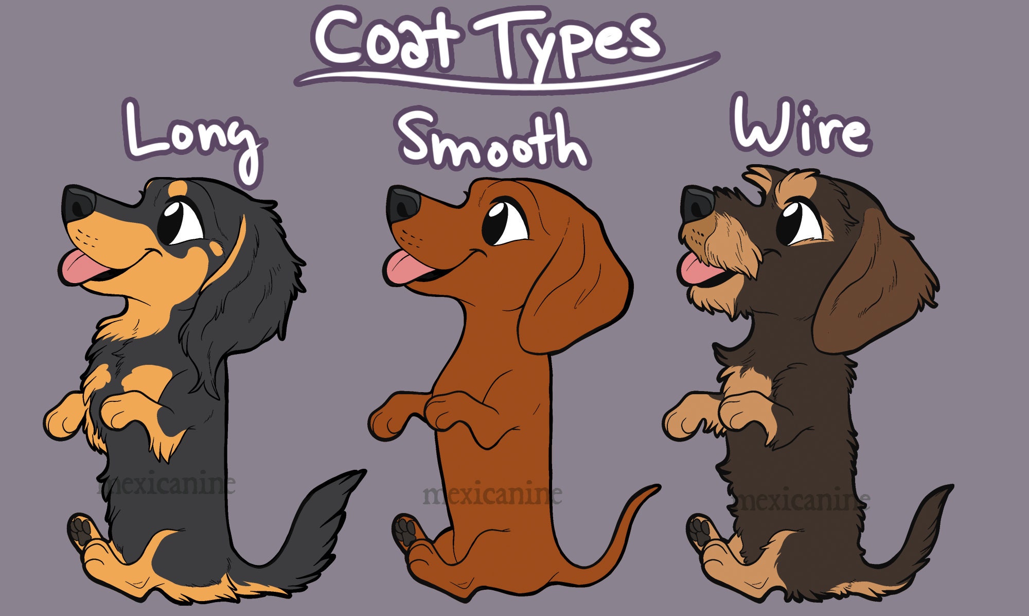 Dachshund Sticker Doxie Chibi Puppy Dog Vinyl Hand Drawn - Etsy