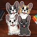 French Bulldog Sticker Frenchie Chibi Puppy Dog Vinyl - Etsy