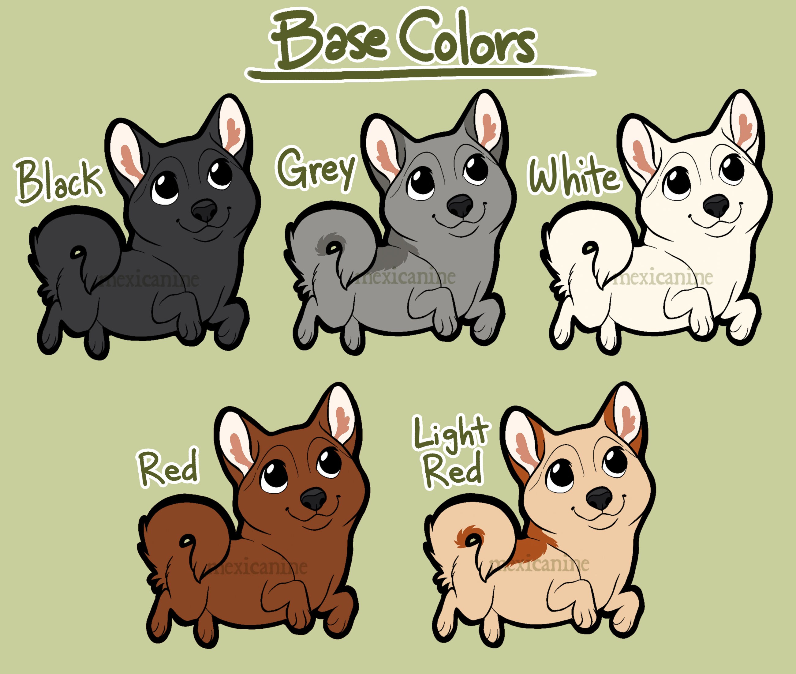 Alaskan Klee Kai Sticker Chibi Puppy Dog Vinyl Hand Drawn - Etsy