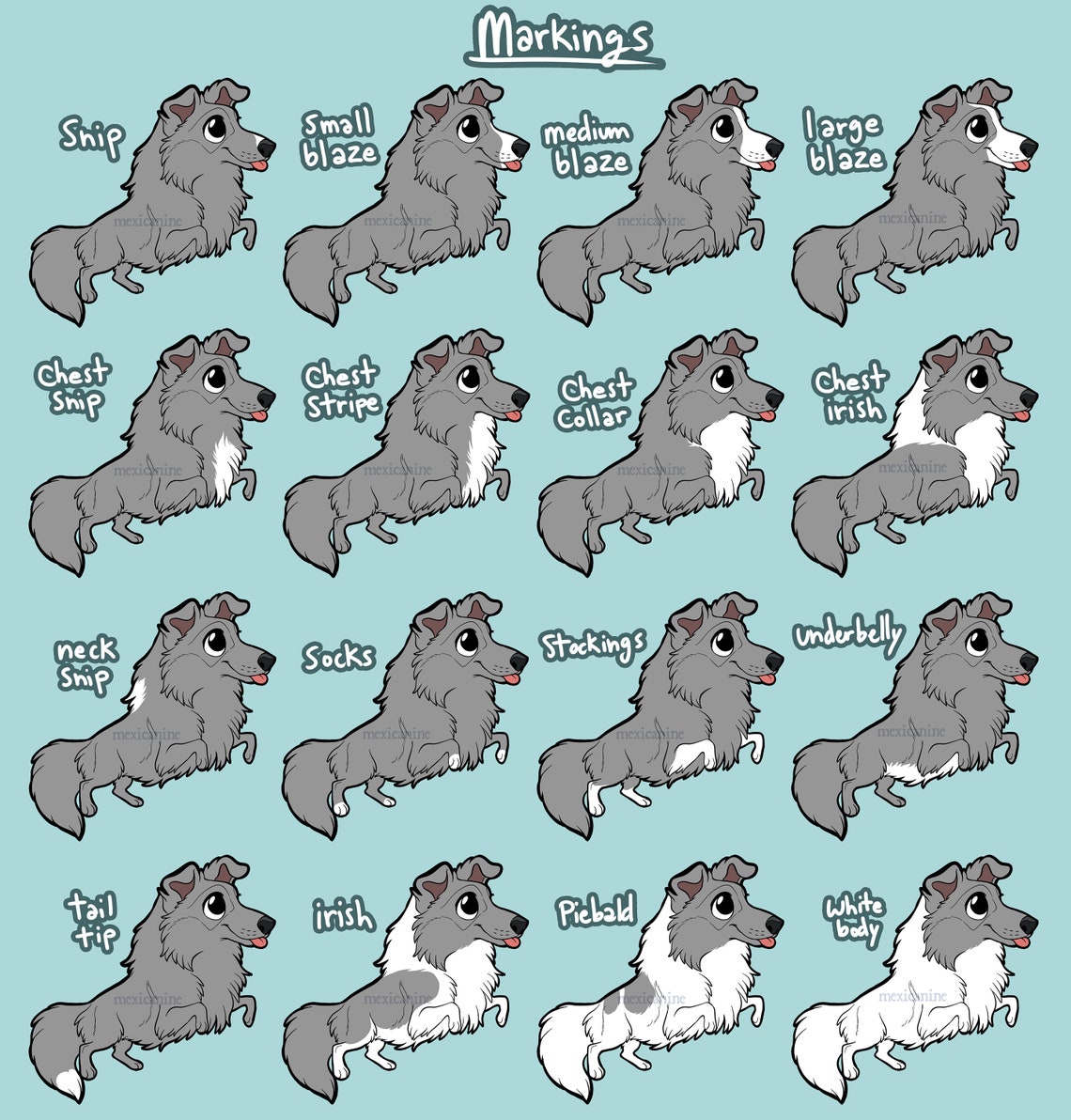 Sheltie Sticker Shetland Sheepdog Chibi Puppy Dog Vinyl - Etsy