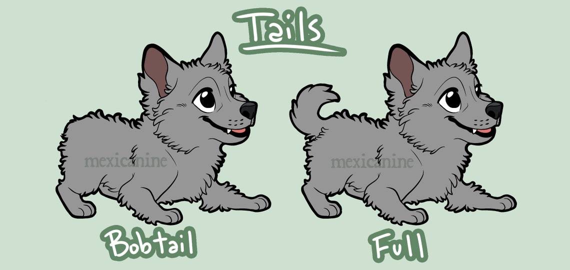 Mudi Sticker Chibi Puppy Dog Vinyl Hand Drawn - Etsy