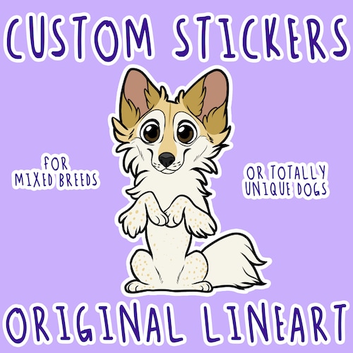 Schnauzer Sticker Chibi Puppy Dog Vinyl Hand Drawn - Etsy