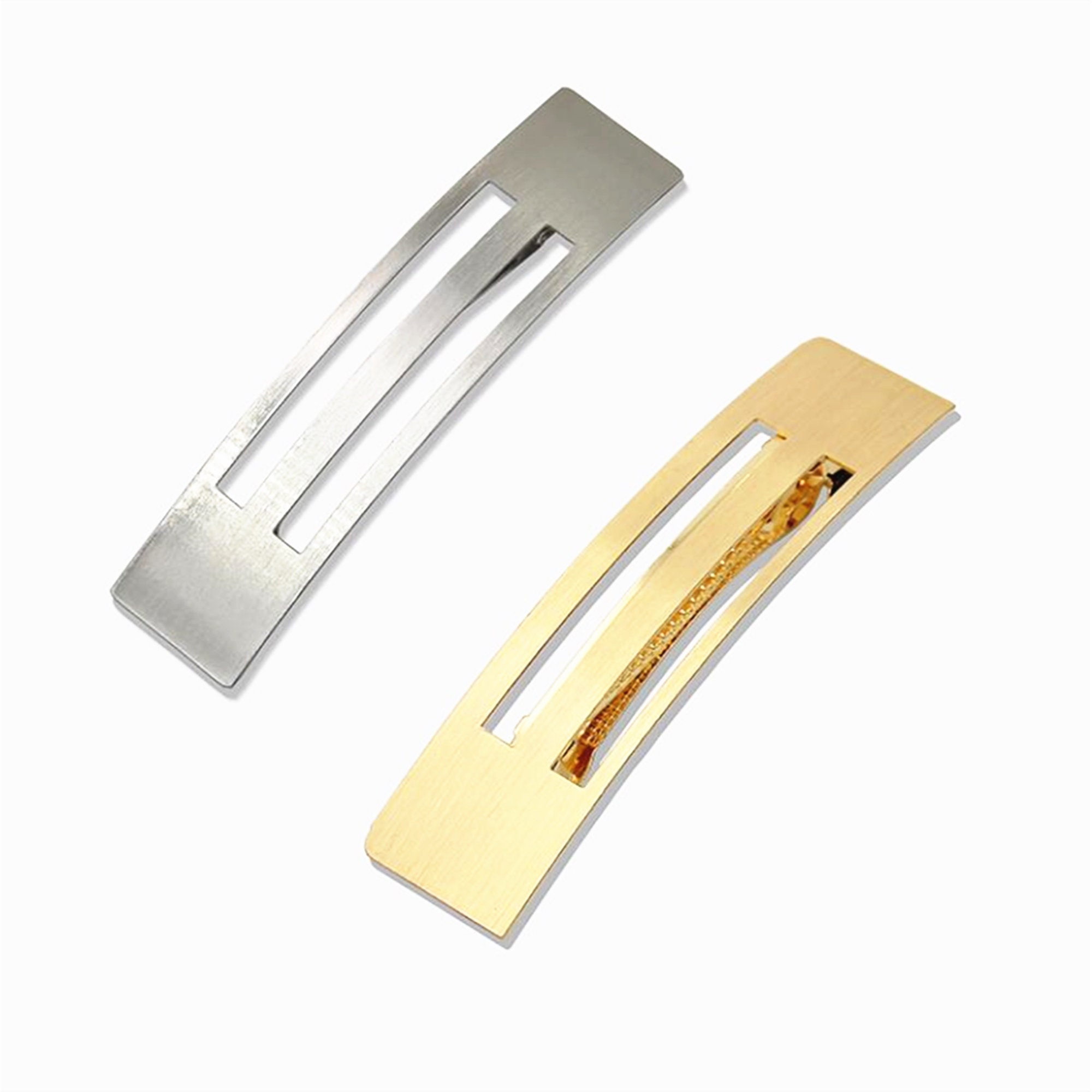 2 pcs/lot New high quality square hollow hairpin spring clip | Etsy