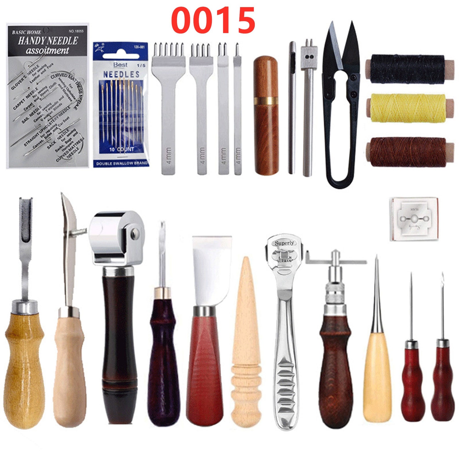 1set/lot Leather Tool Set Hand Sewed Leather Cutting Tool Set - Etsy