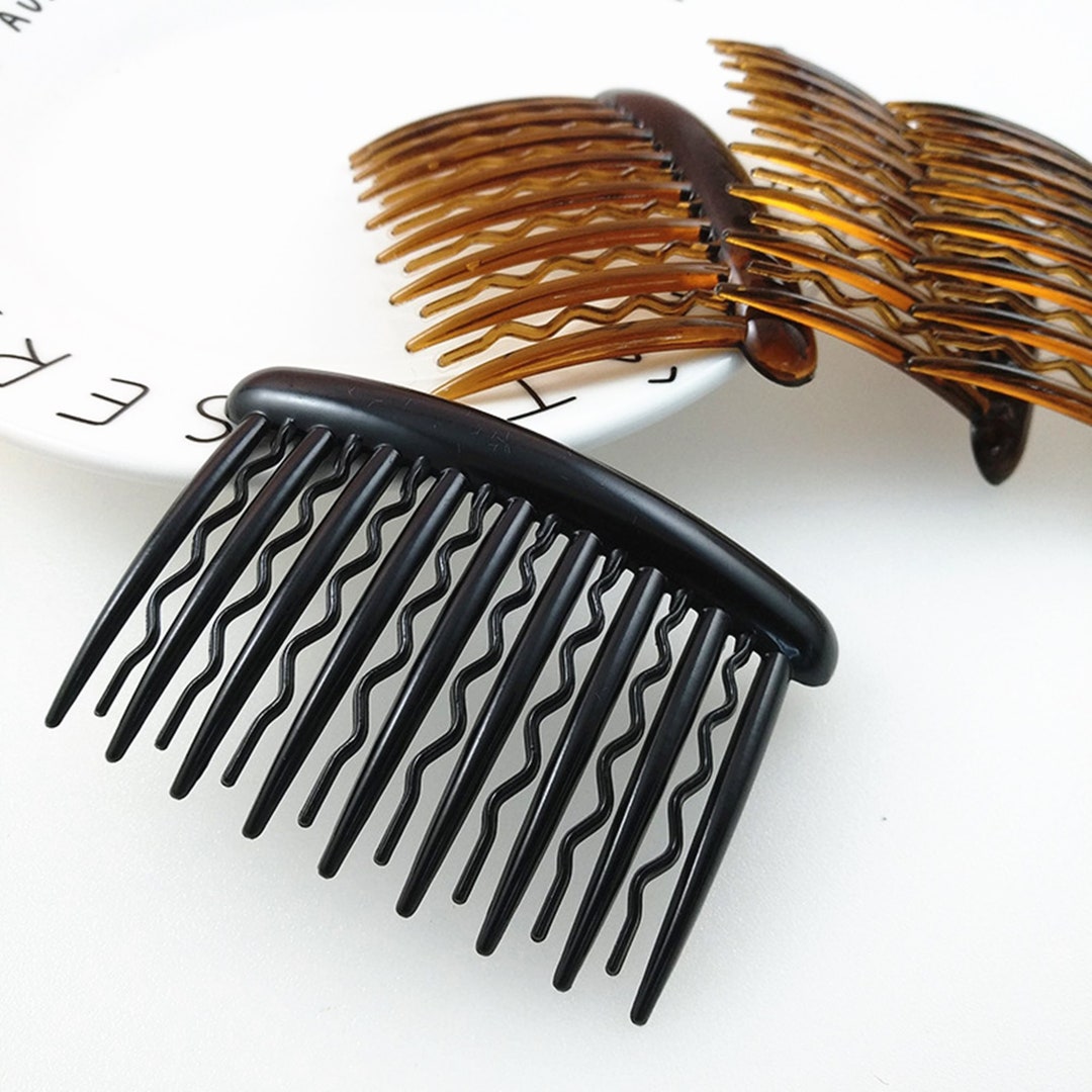10pcs/lot DIY Hair Accessories 17-tooth Plastic Comb 8*5cm Retro Small ...