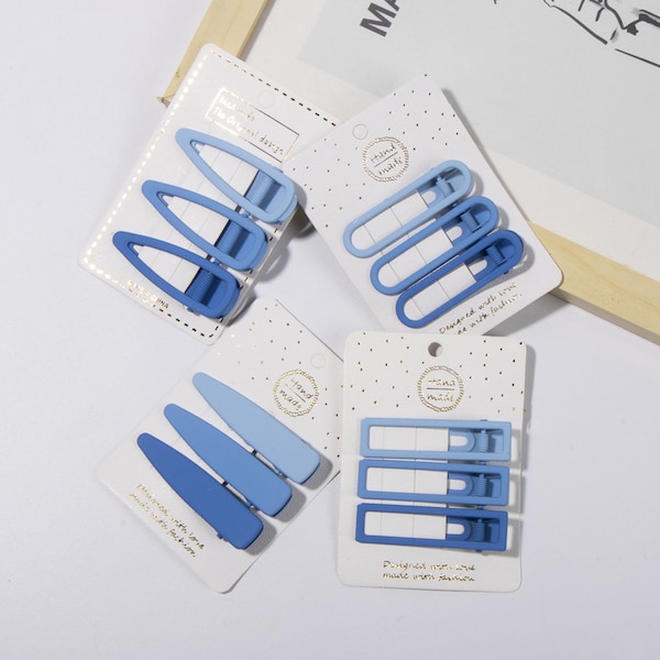 Blue Hair Clip - Etsy