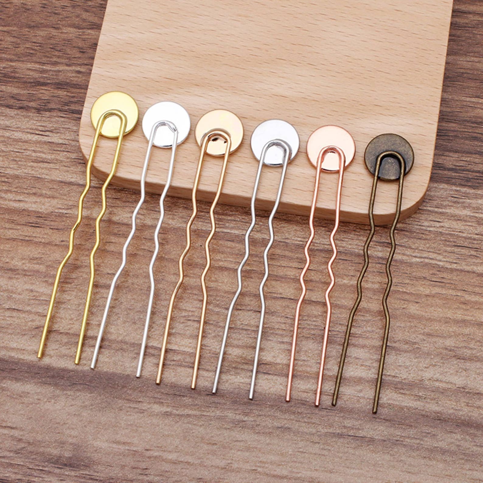 10pcs/lot High Quality Disc U-shaped Hairpin Hairpin Hairpin - Etsy