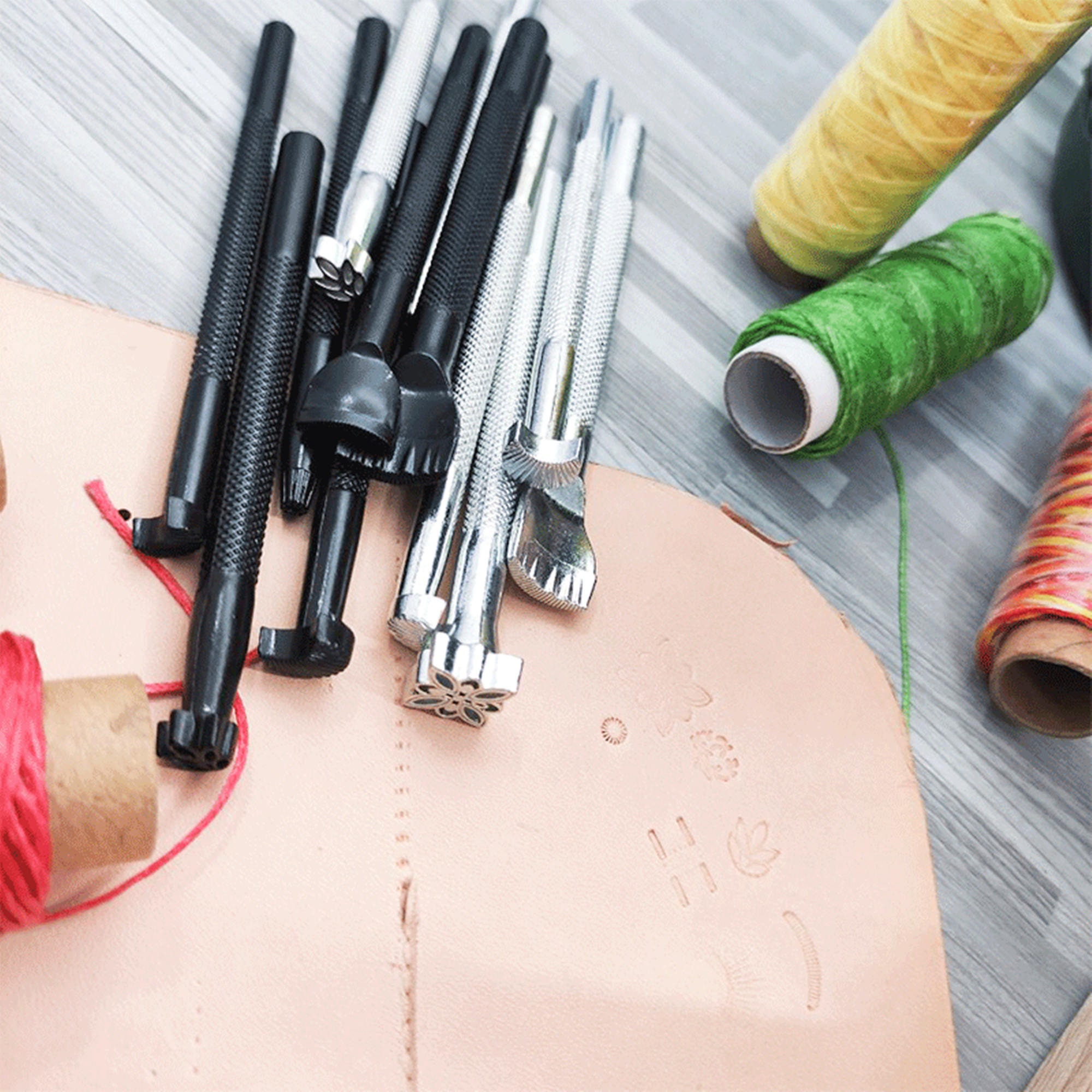 DIY Leather Tools Leather Printing Tools Leather Art 20 - Etsy