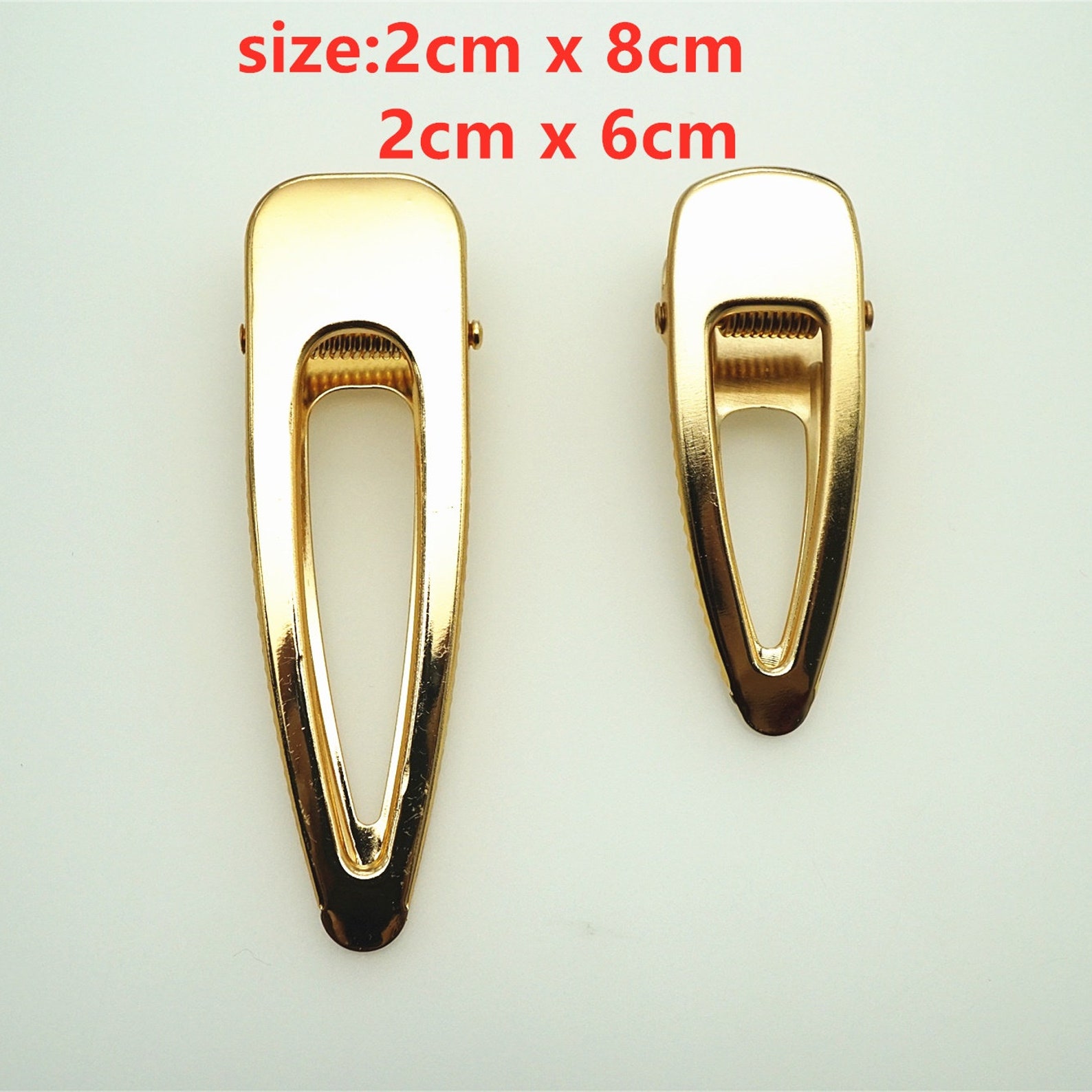 High Quality 15-150 PCS 6-8 Cm Silver Black Gold Metal Snap - Etsy
