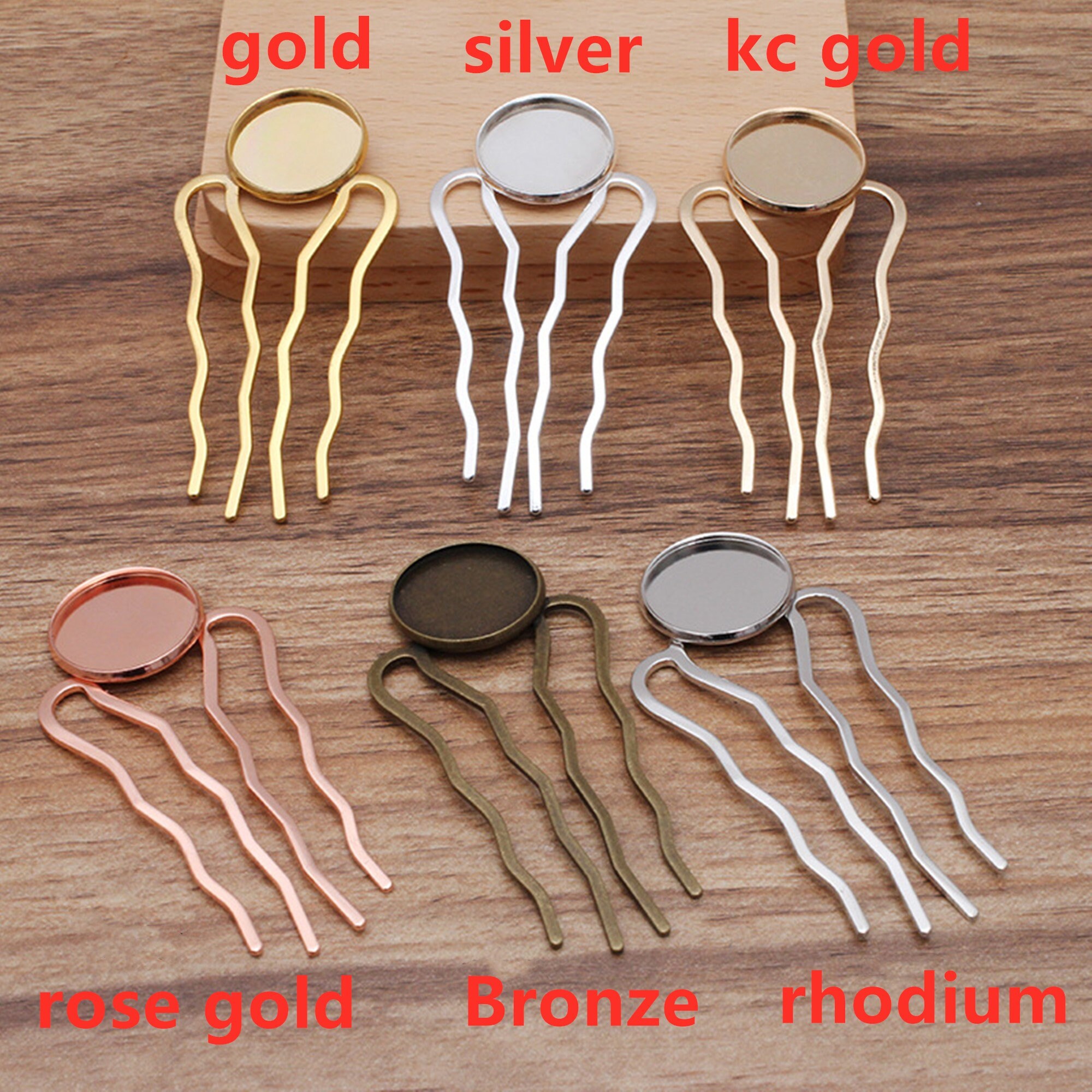 10pcs/lot high quality iron 4 tooth comb/tooth comb 65mm | Etsy