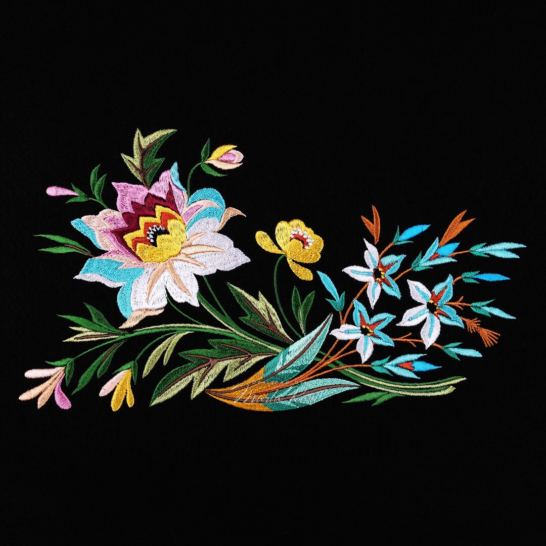 18th Century French Embroidery Reconstruction, Machine Embroidery ...