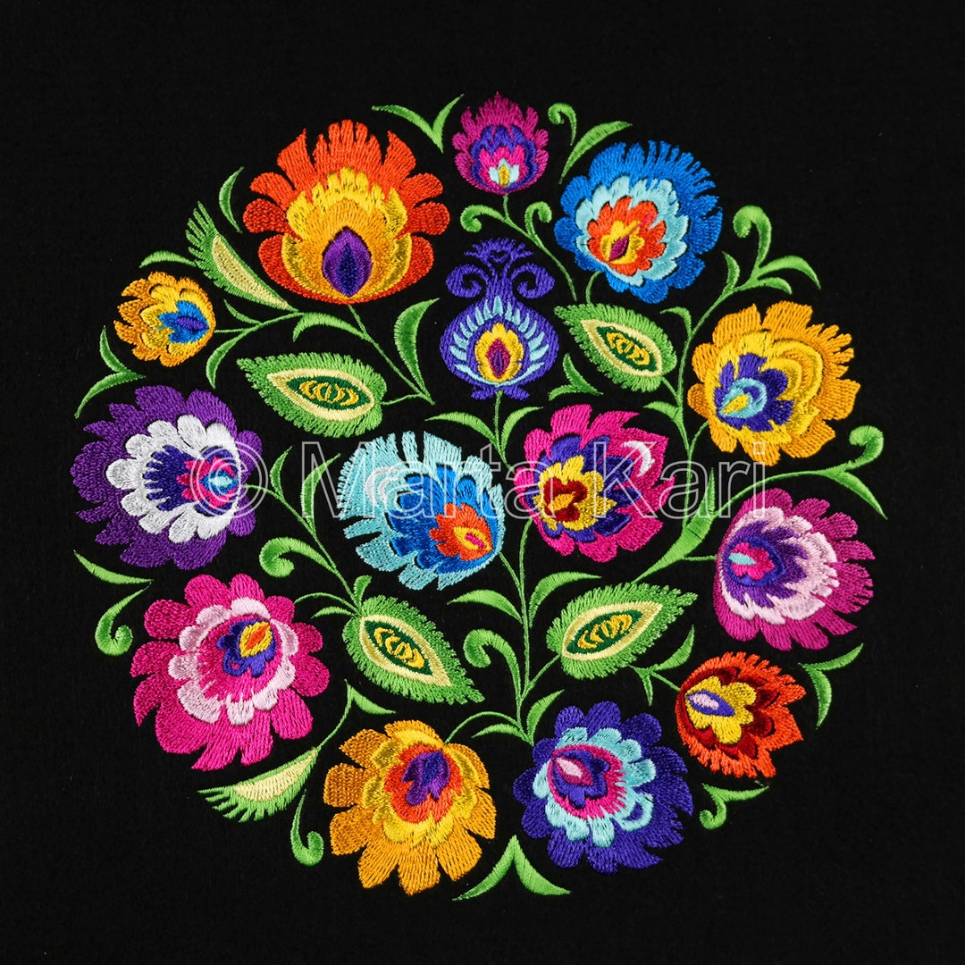 Machine Embroidery,floral Embroidery Design,satin Embroidery,embroidery ...