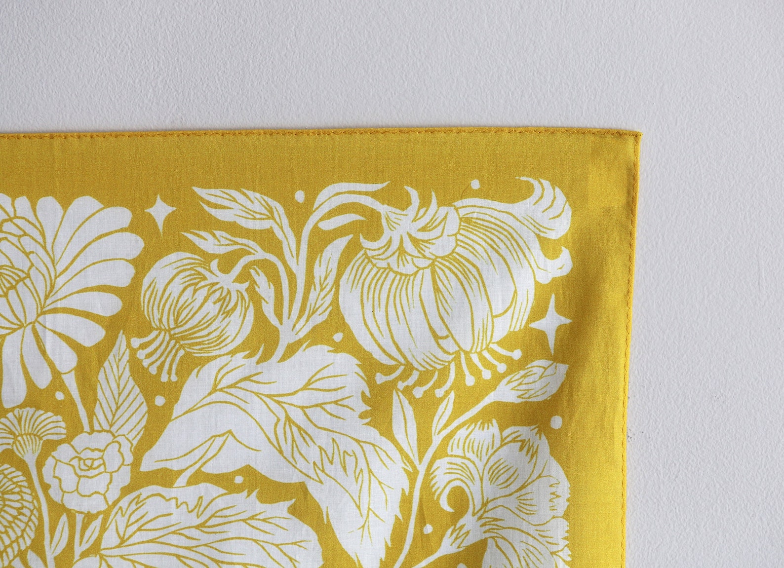 Still Life Bandana, Wildflower Cotton Bandana, Floral Scarf, Soft ...