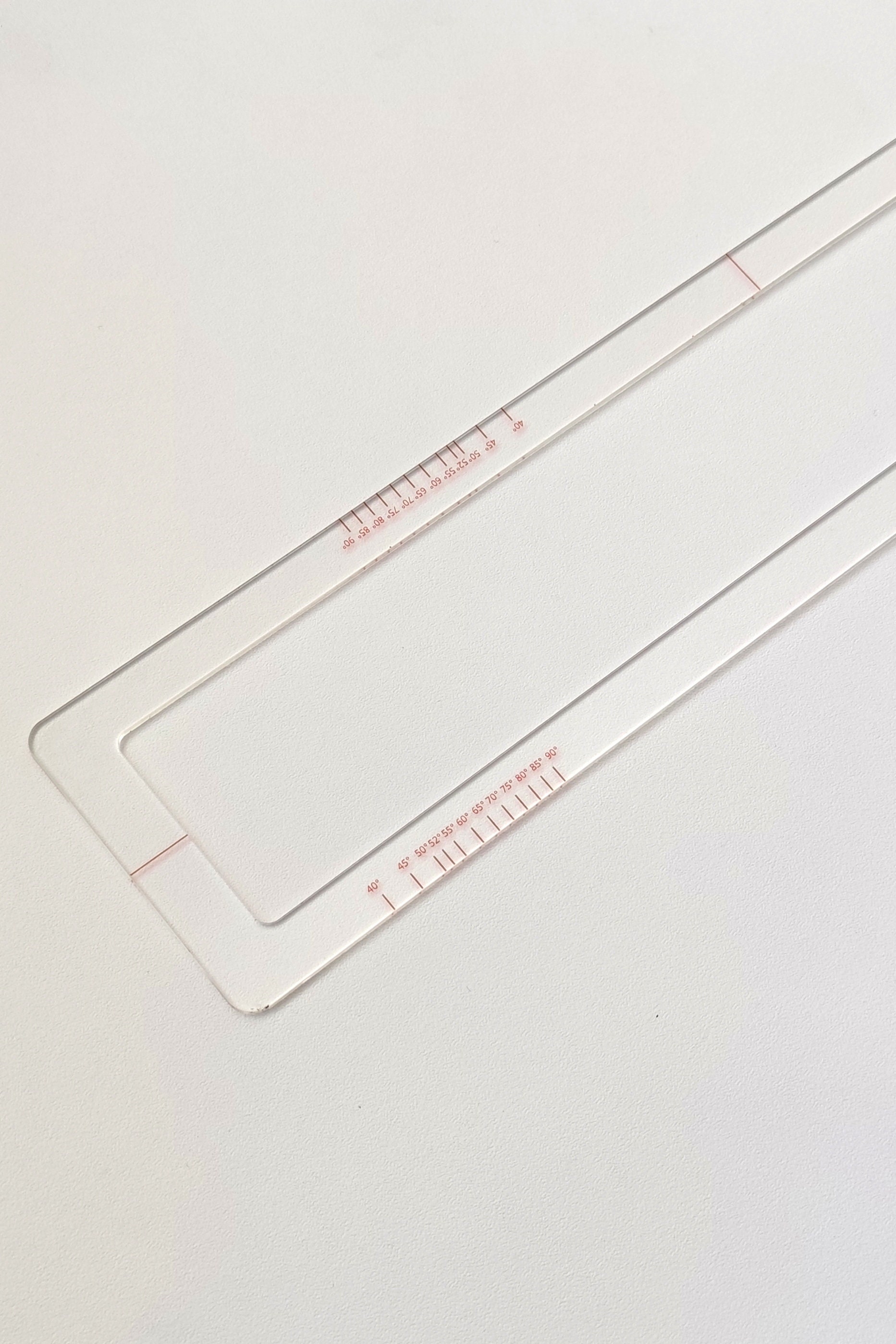 Line Ruler Set, Fine Workmanship, Quality Cut (5 Pieces) - Etsy