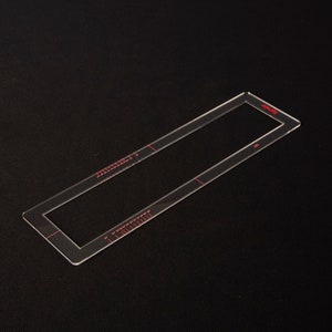 Line Ruler Set fine workmanship quality cut 6 pieces | Etsy