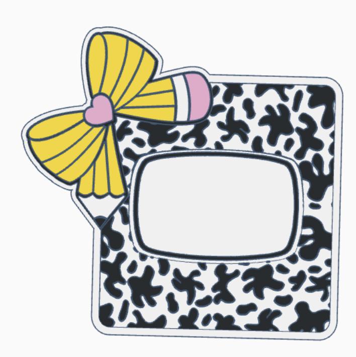 Cow Print Corner Bow Desk Accessories Bundle – 3MF Files (digital ...