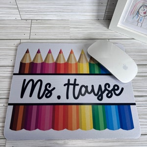 Personalized Teacher Mouse Pad: Composition Book Design - Etsy