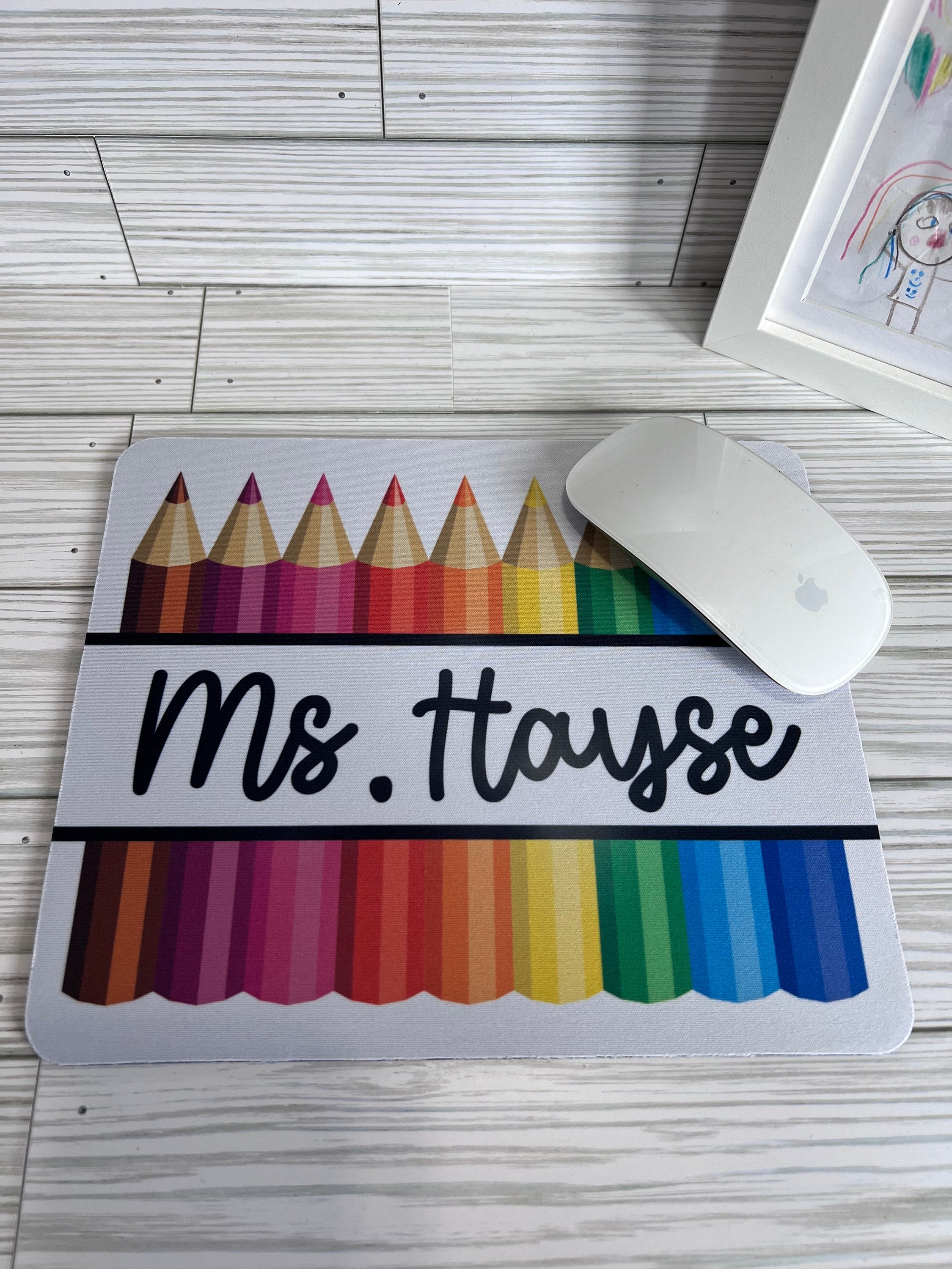 Personalized Teacher Mouse Pad: Composition Book Design - Etsy